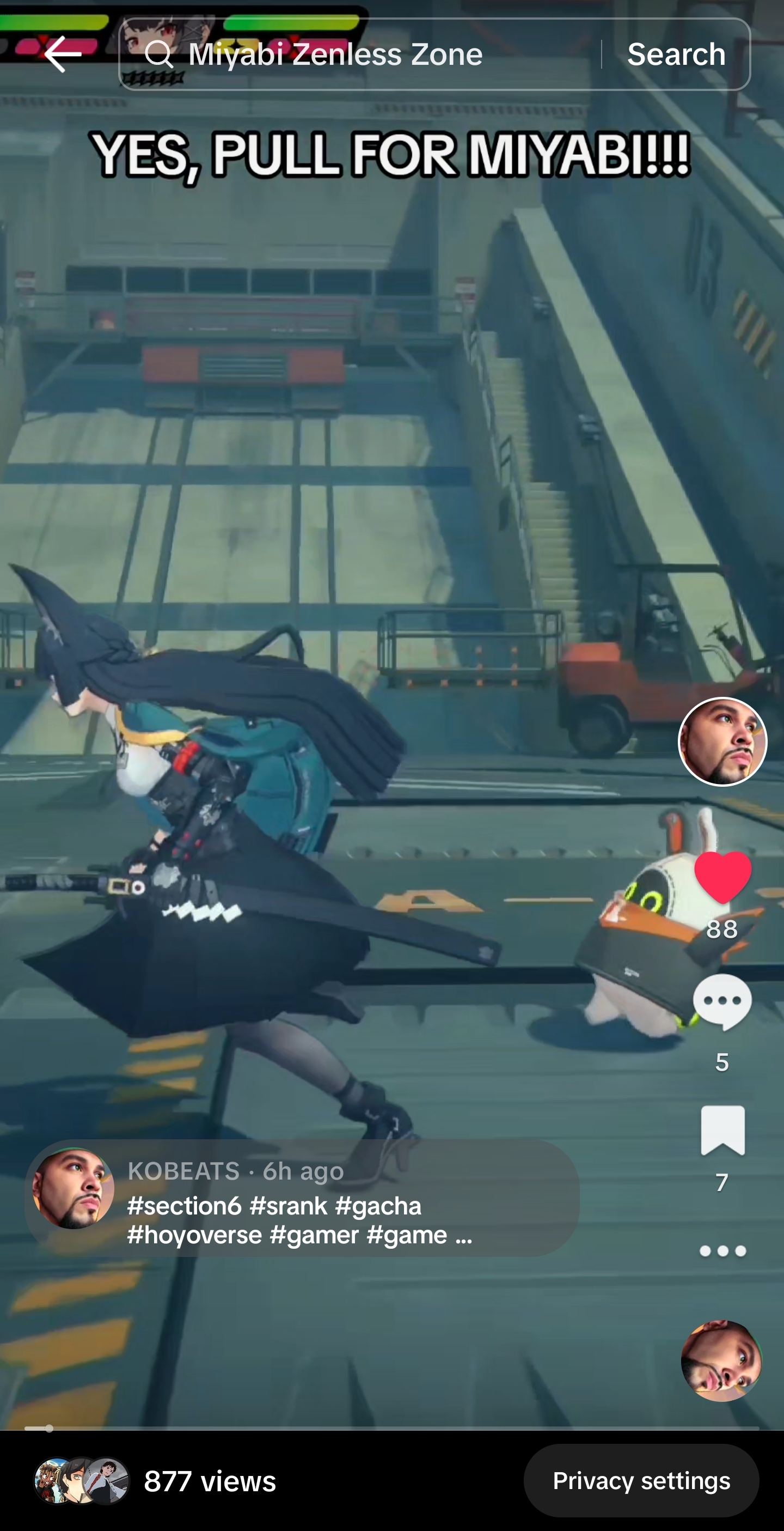 Wow, my first Miyabi video is... Zenless Zone Zero | HoYoLAB