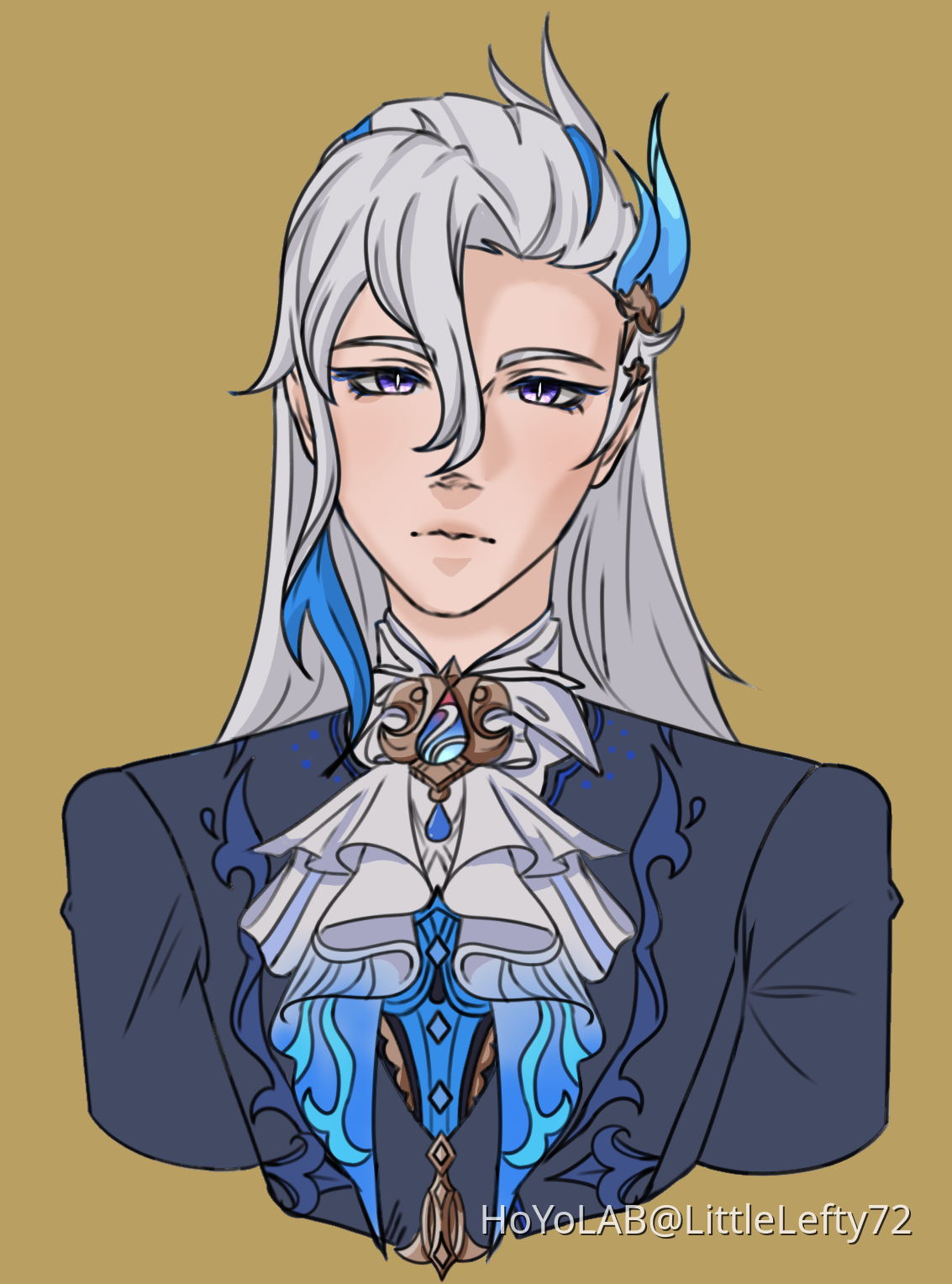 Happy Birthday Neuvillette! this took all day Genshin Impact | HoYoLAB