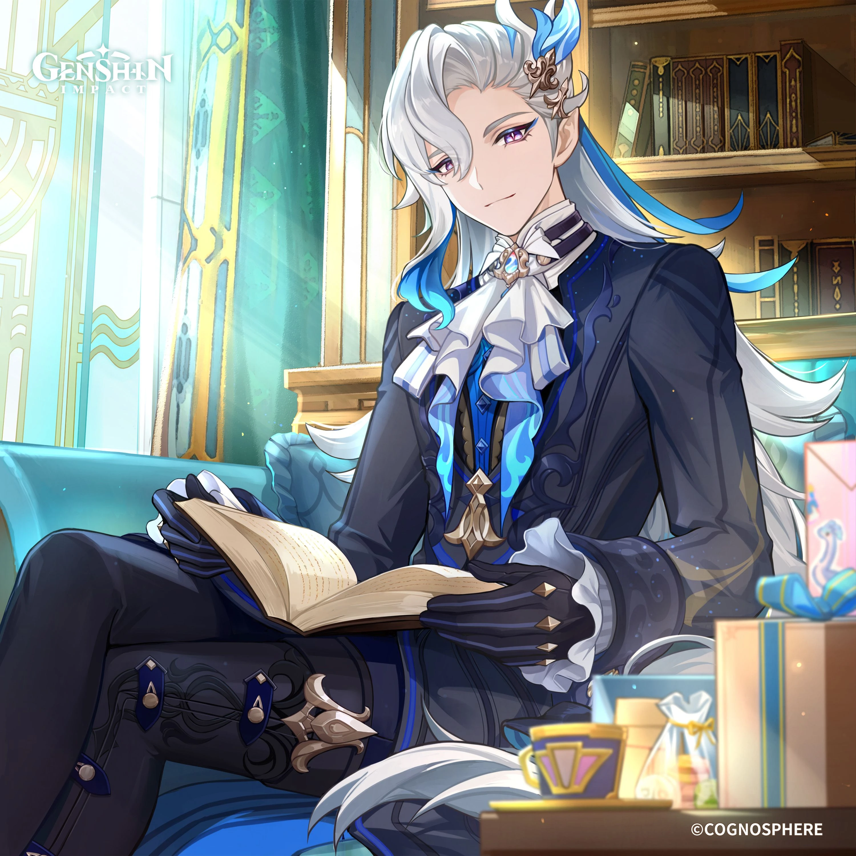 🎉 wishing a happy happy birthday to teyvat's best water taster/hydro dragon!🎉 Genshin Impact ...