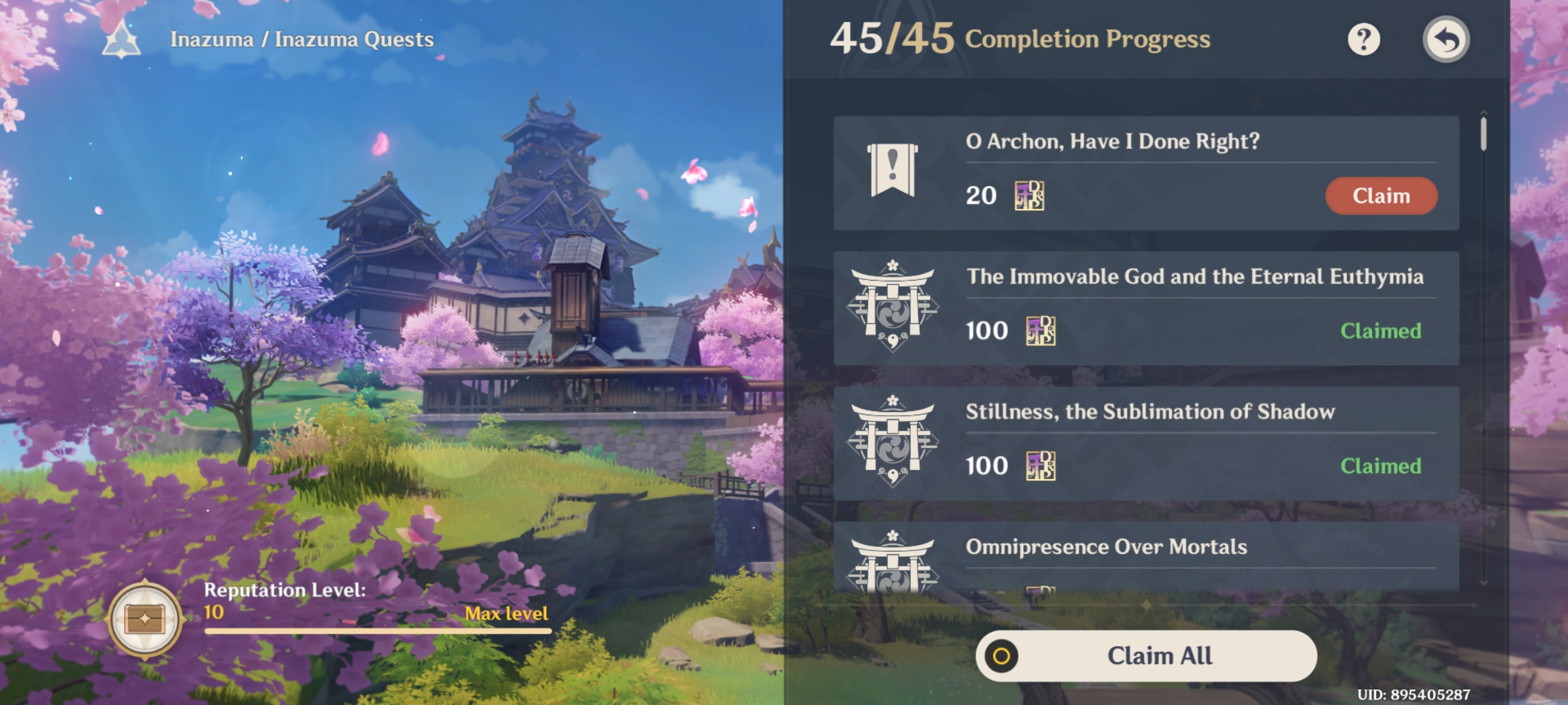 Finally got this last Inazuma Reputation Quest Genshin Impact | HoYoLAB