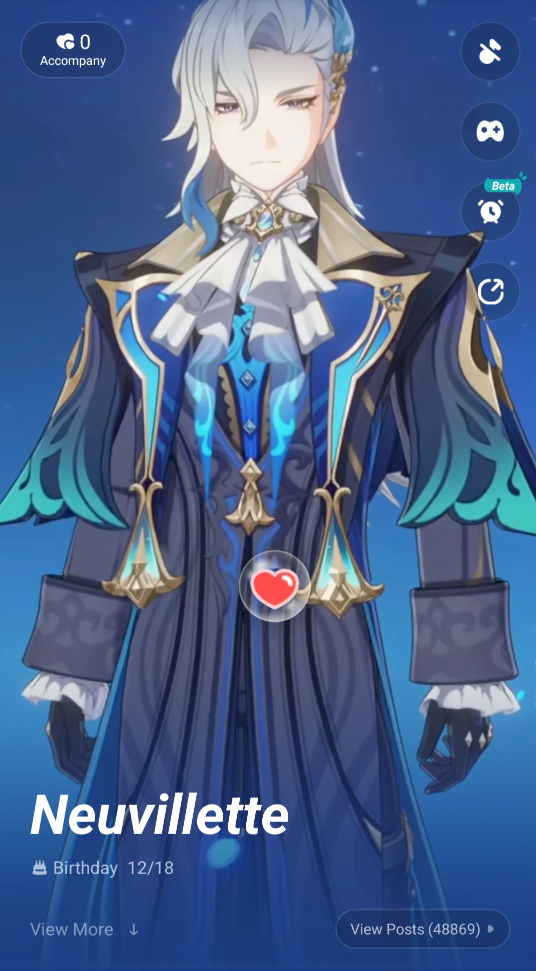 Happy birthday Neuvillette Genshin Impact | HoYoLAB