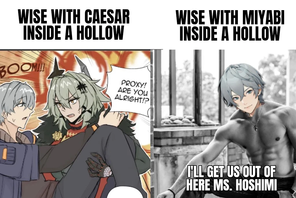 Wise being a Chad with Miyabi Zenless Zone Zero | HoYoLAB