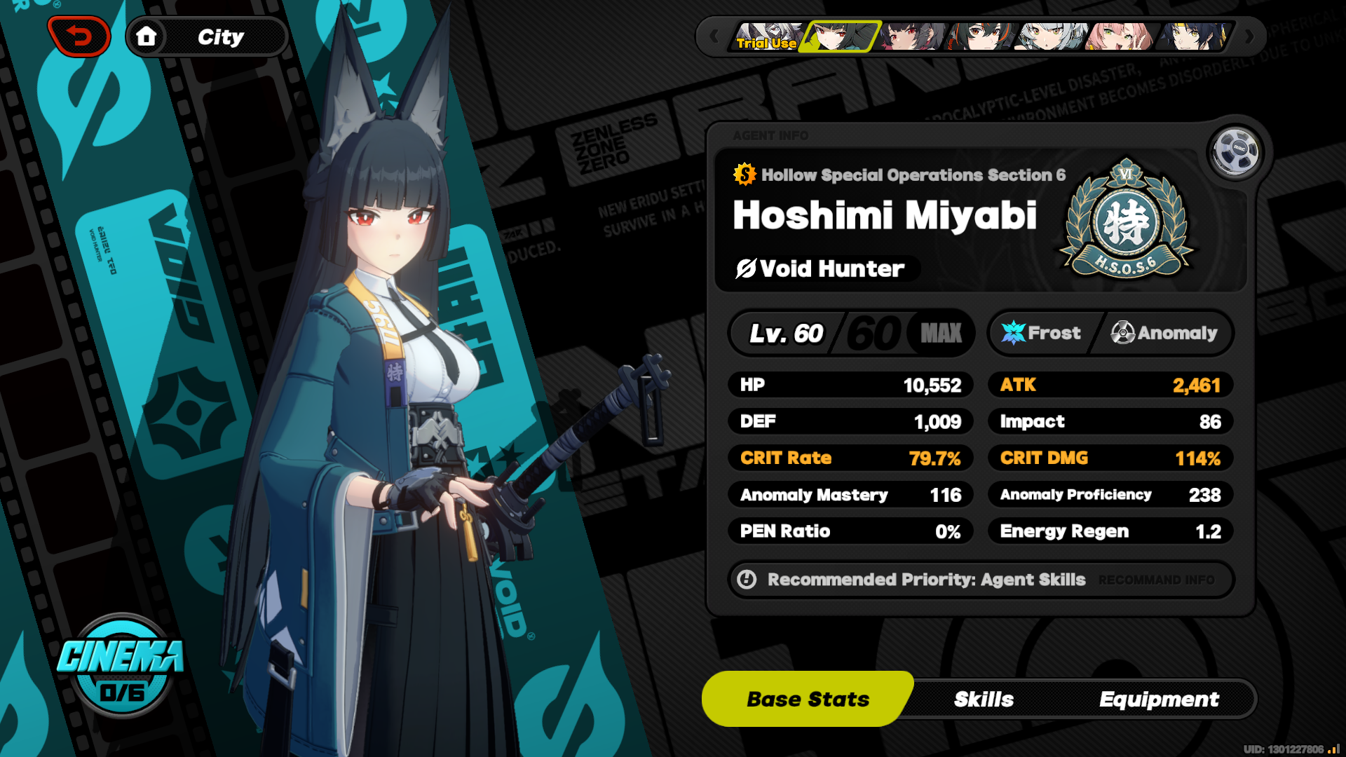 My Miyabi with her W-engine Zenless Zone Zero | HoYoLAB