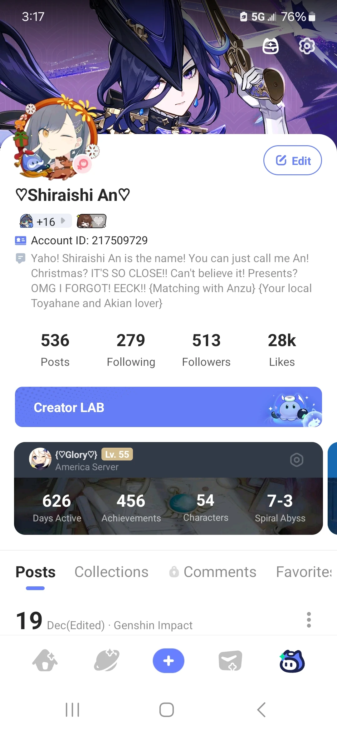 Pfp, Bio, and Name change!!♡♡ | HoYoLAB