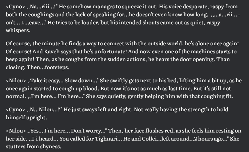 More CyLou + Other Interactions From Chapter 11 ^ ^ Genshin Impact ...