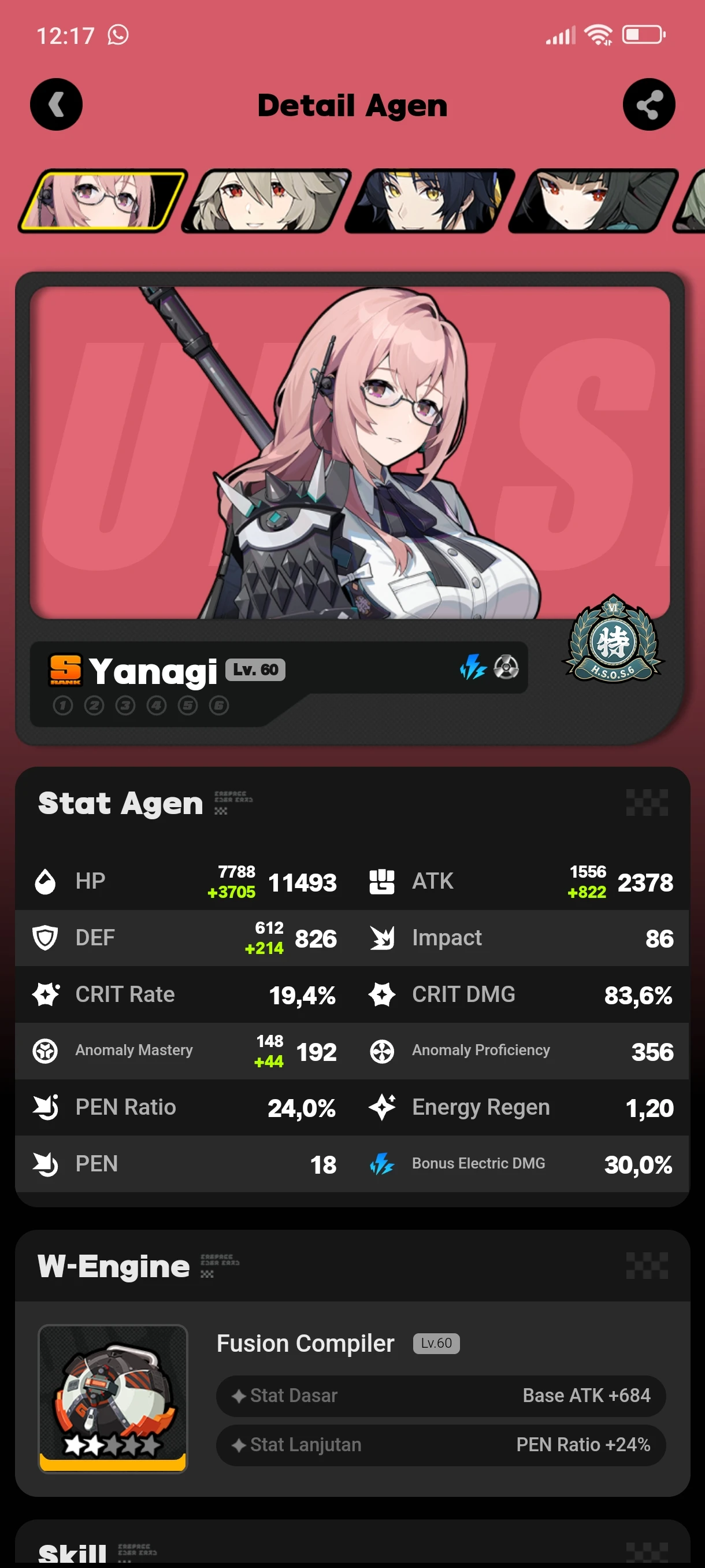 Revisi build Yanagi F2P Zenless Zone Zero | HoYoLAB