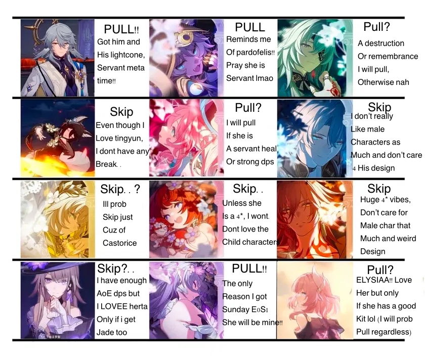 My 3.0 HSR PULL PLANS!! Genshin Impact | HoYoLAB