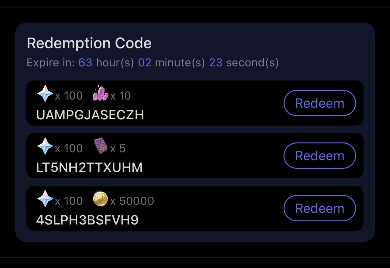 5.3 Code: UAMPGJASECZH LT5NH2TTXUHM 4SLPH3BSFVH9 Genshin Impact | HoYoLAB