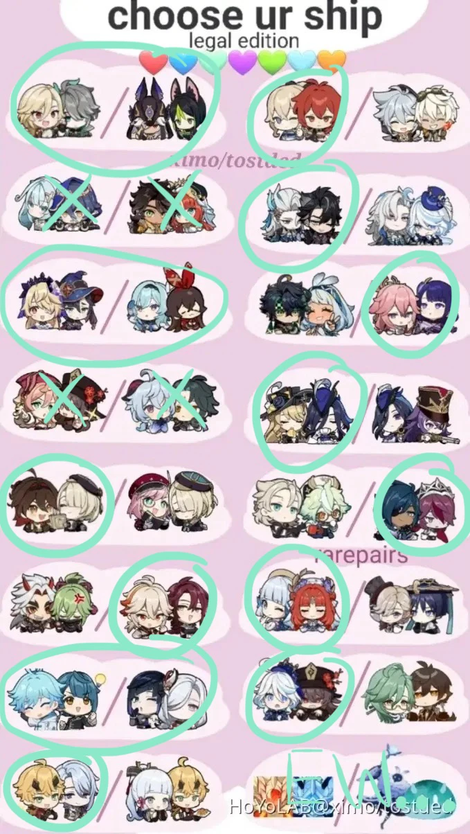 My favorite ships!! Genshin Impact | HoYoLAB