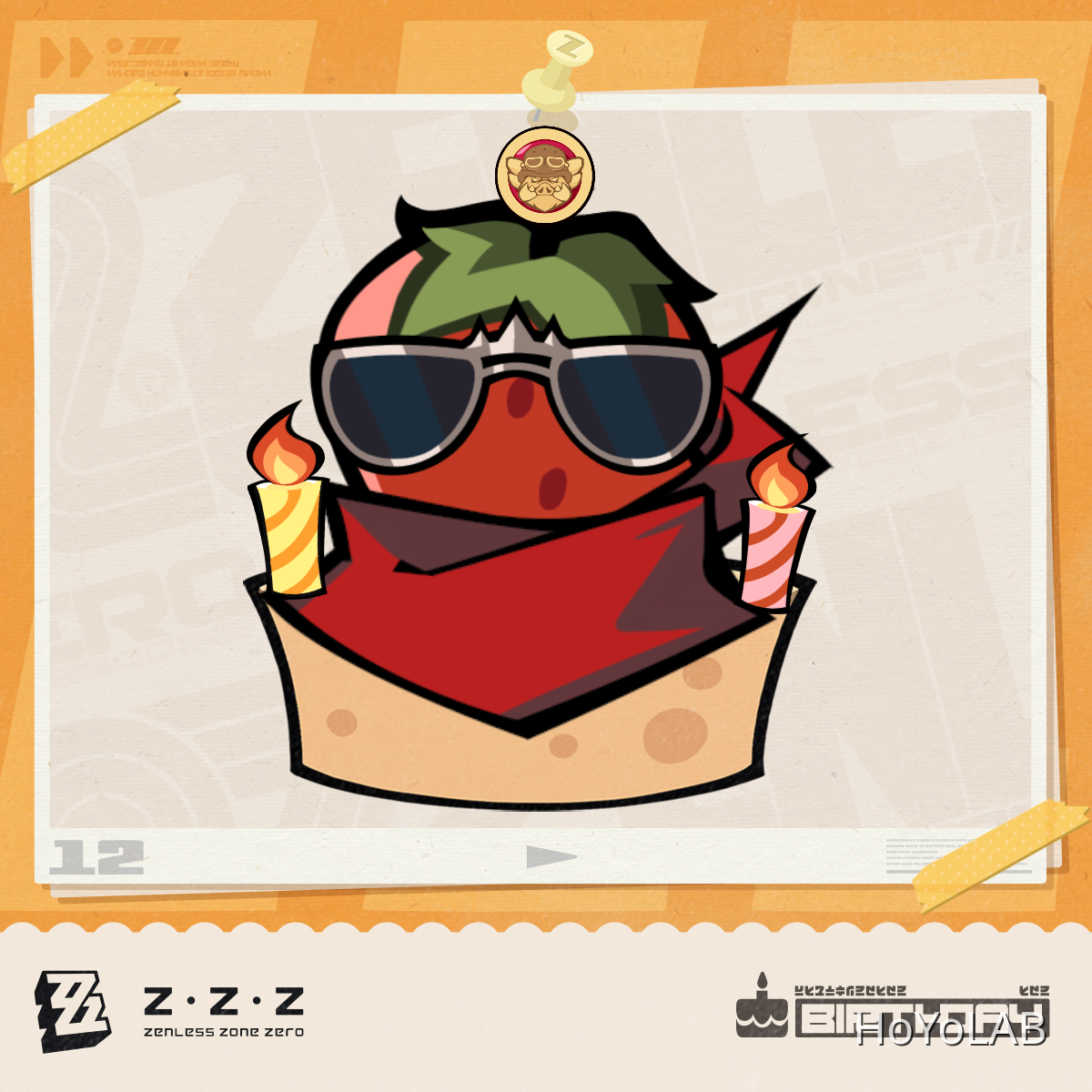 Lighter Birthday Cake Zenless Zone Zero | HoYoLAB