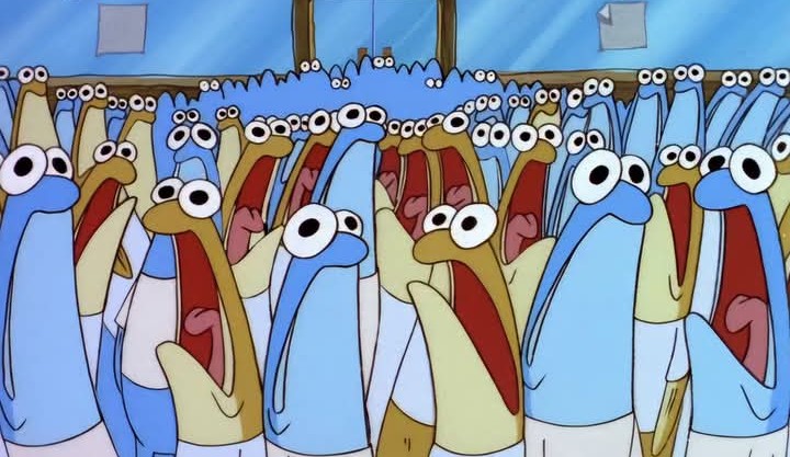 krusty krab full of blue and brown beep beep fish | HoYoLAB