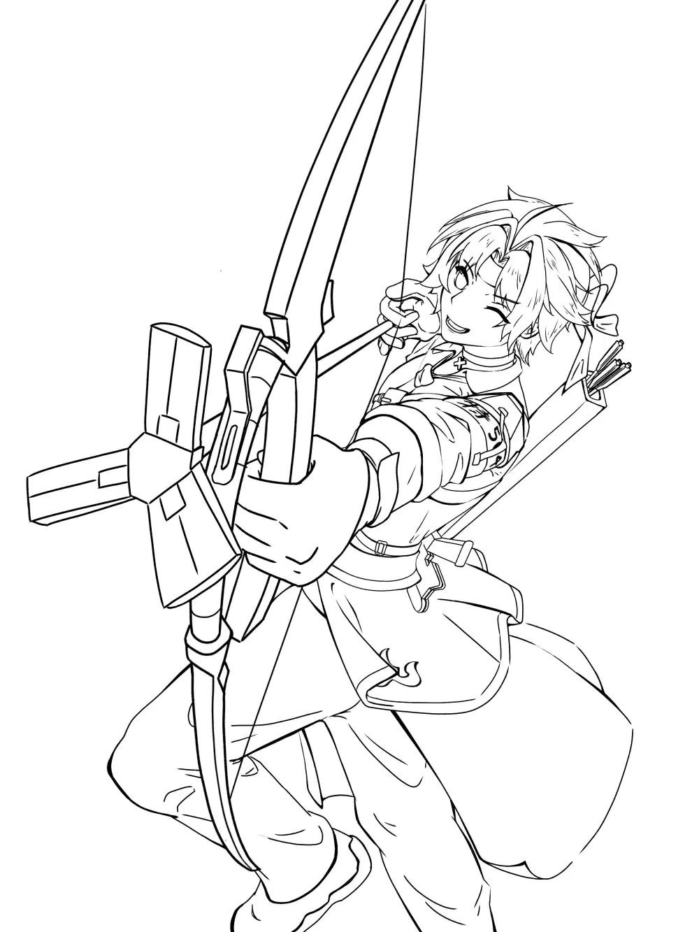 anime coloring pages sao