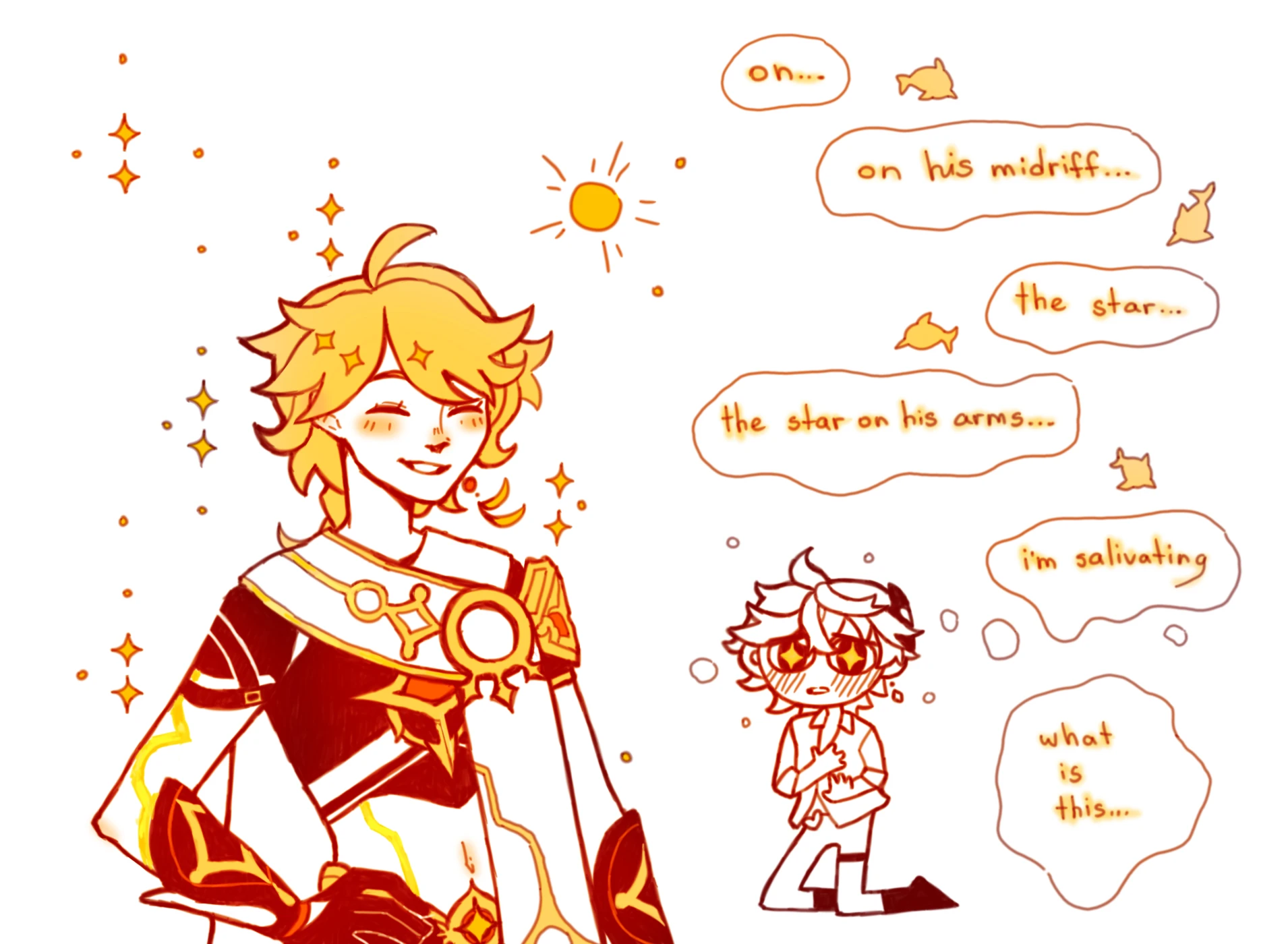 pyro aether with nightsoul marks.... Genshin Impact | HoYoLAB