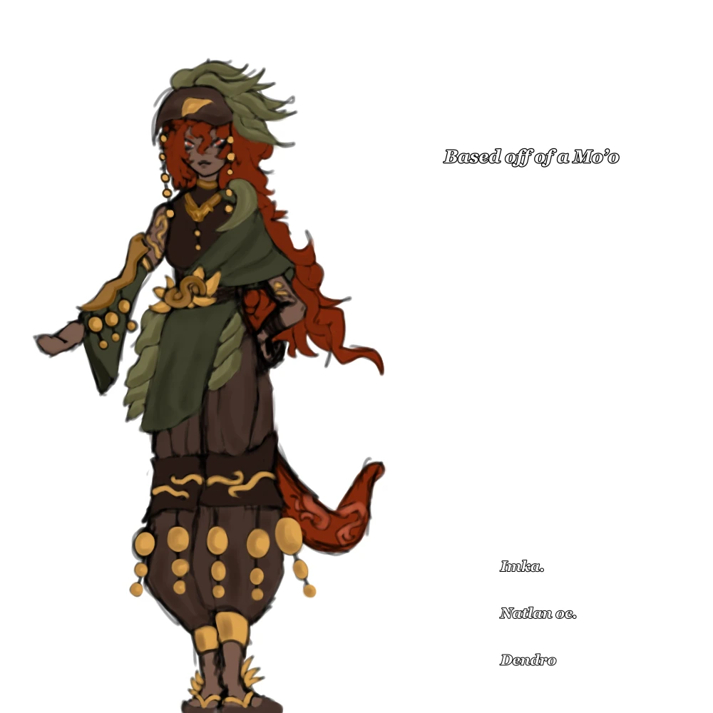 Final of my first natlan oc :D Genshin Impact | HoYoLAB