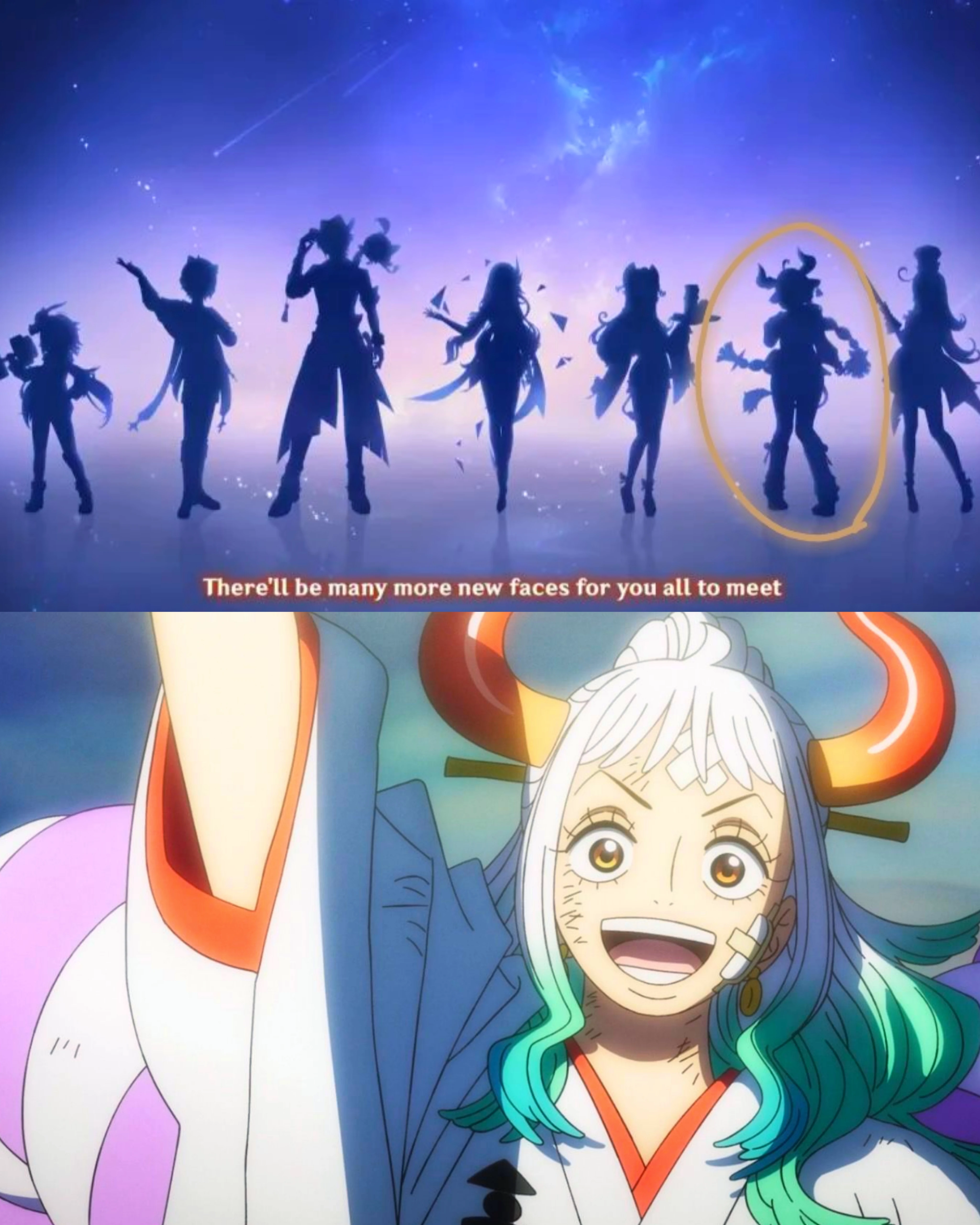 "One Piece x Genshin Impact Crossover??? Yamato!" Genshin Impact | HoYoLAB
