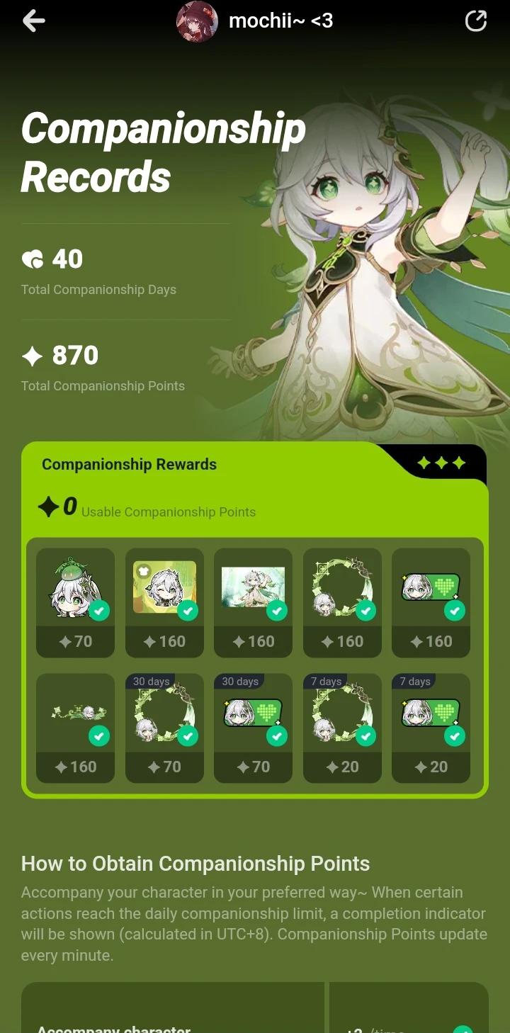 Finallyyy~ Nahida Companionship Completee!!! Genshin Impact | HoYoLAB