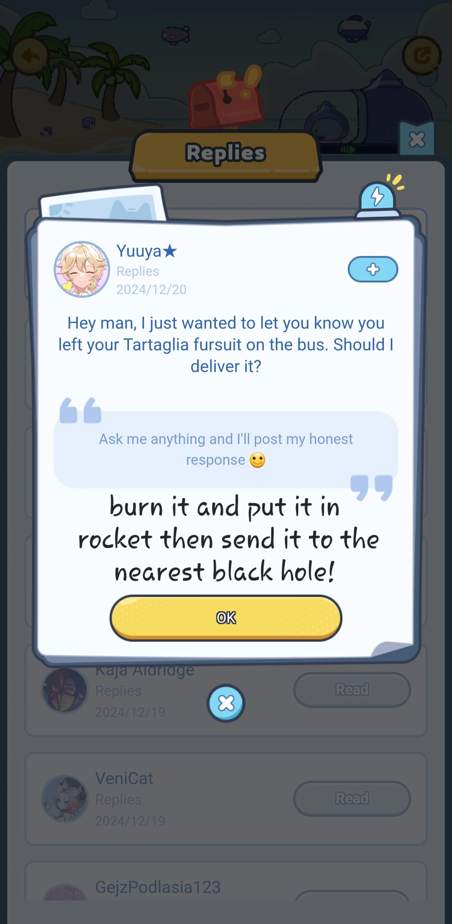 she better be! | HoYoLAB