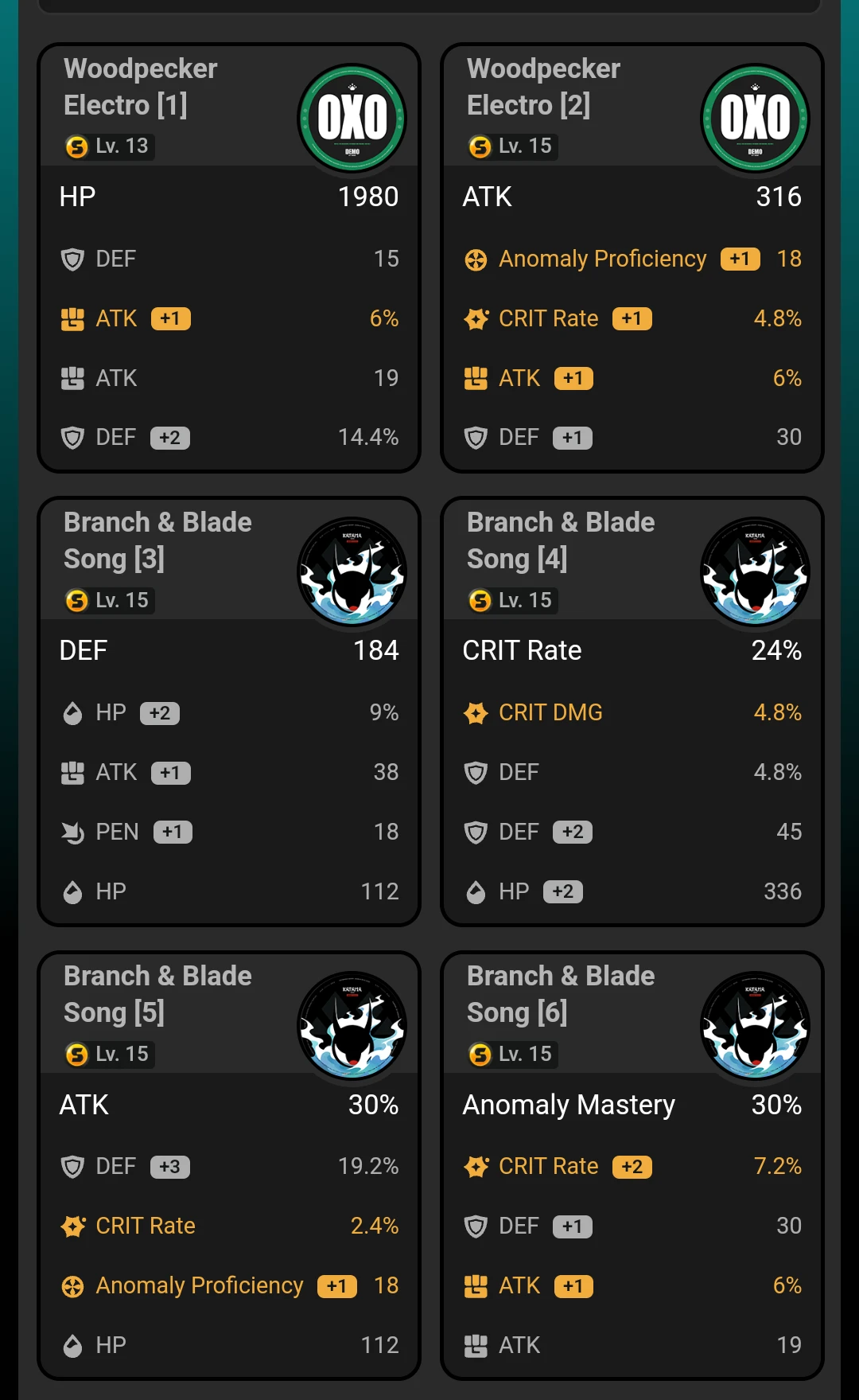 Miyabi build so far. Ran out of dennies and battery for the one disc ...