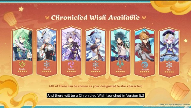 Chronicle Wish Genshin Impact | HoYoLAB