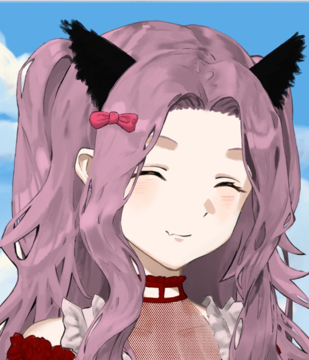 hi yall want a base for your oc?, I will make bases with all hair style ...