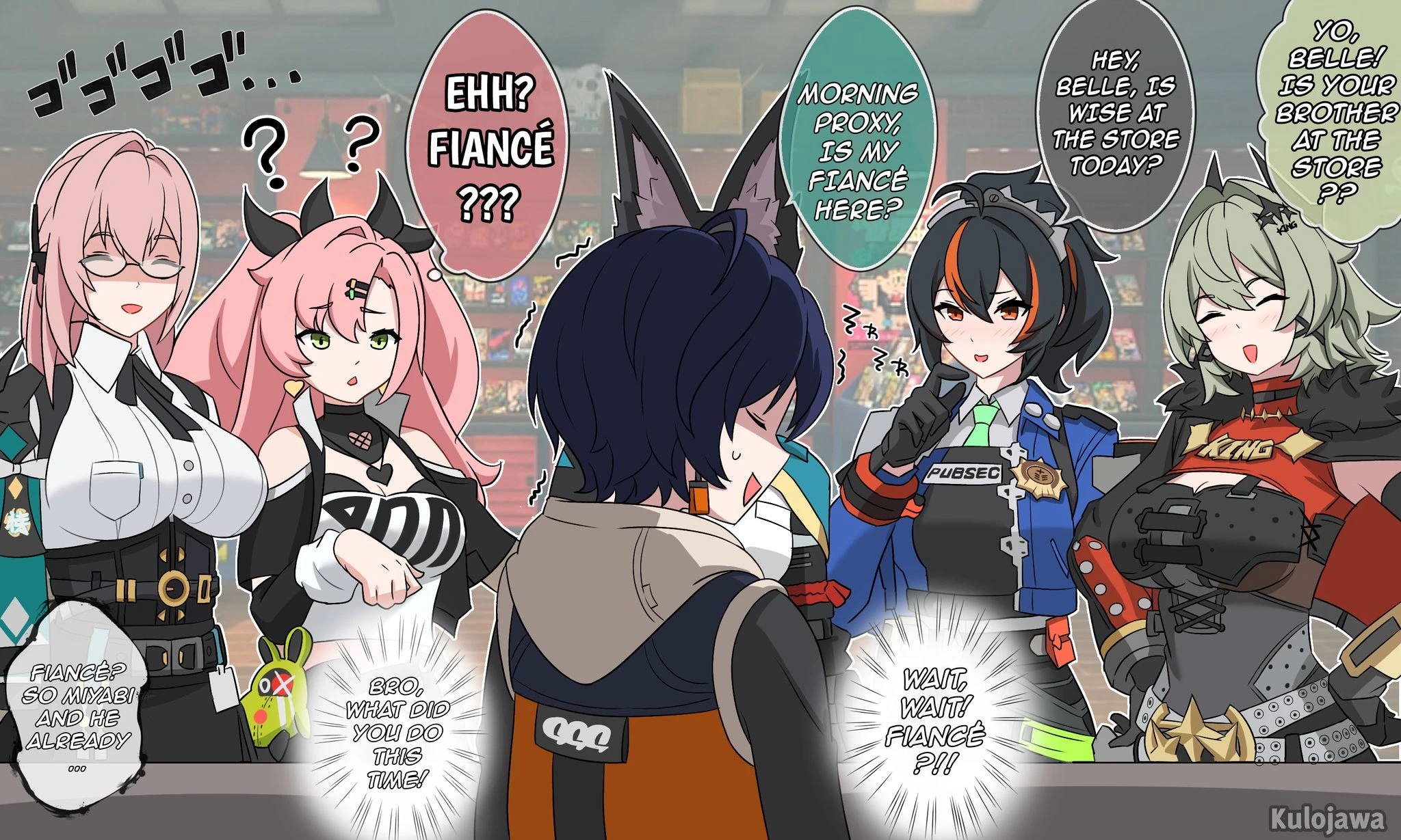 Miyabi wondering where's Wise? Zenless Zone Zero | HoYoLAB