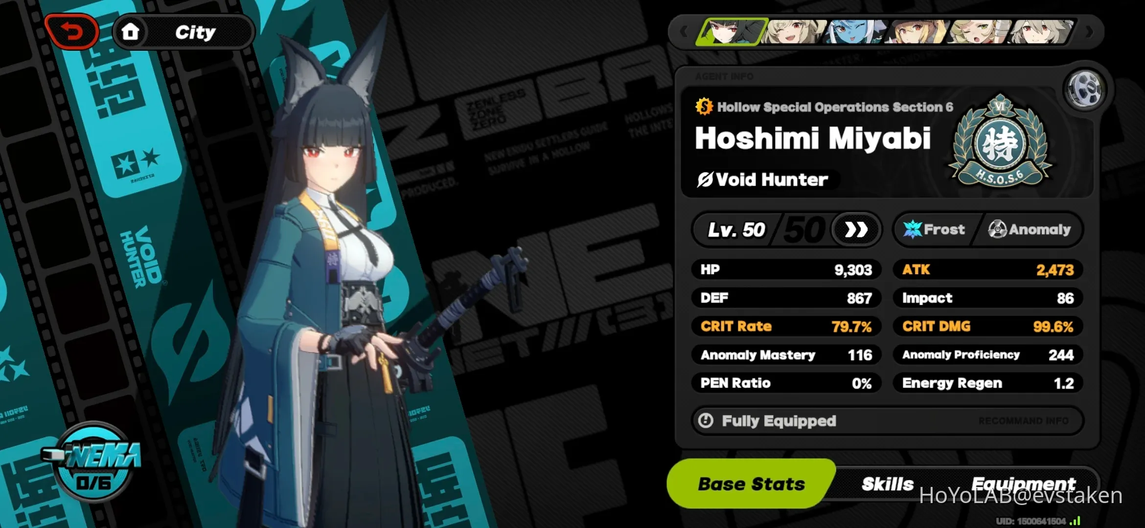 my current miyabi build Zenless Zone Zero | HoYoLAB