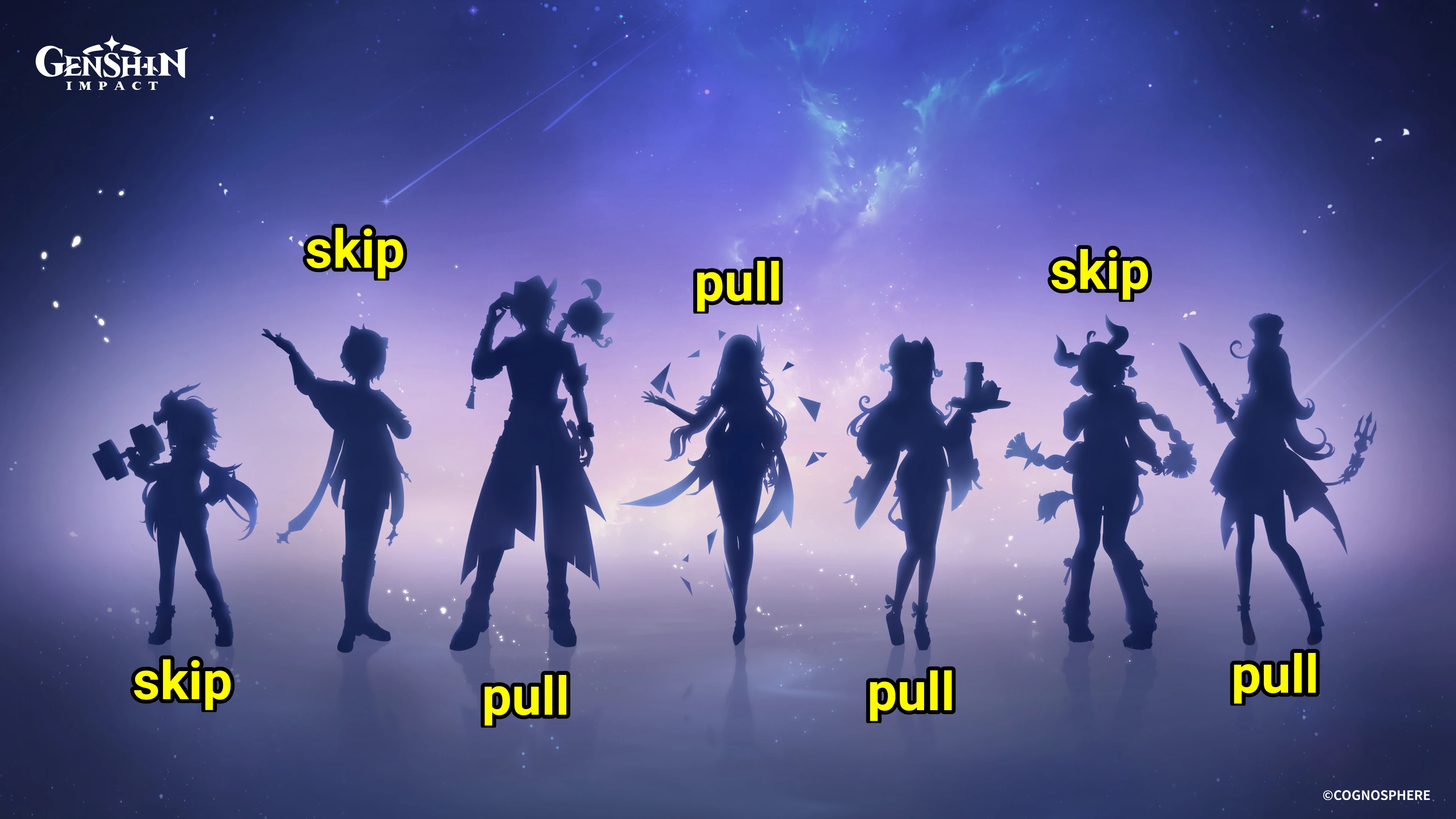 pull plans for silhouettes Genshin Impact | HoYoLAB