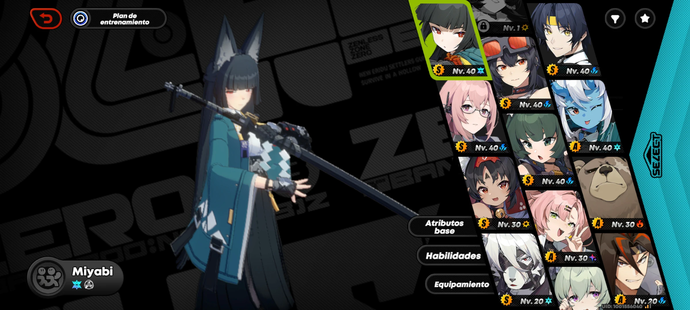 Un equipo para Miyabi Zenless Zone Zero | HoYoLAB