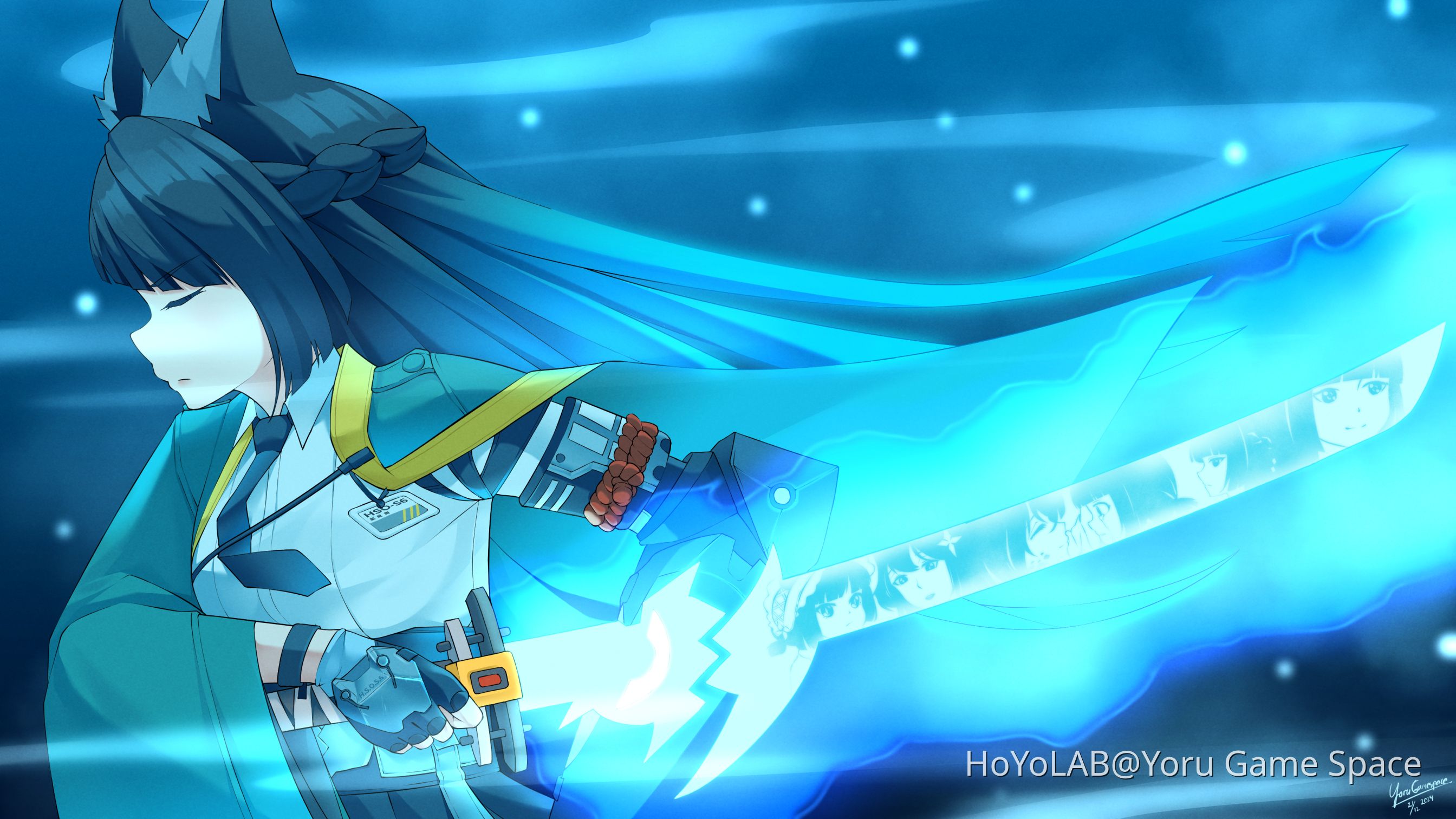 Rise of The Void Hunter - Hoshimi Miyabi Fan Art Zenless Zone Zero ...