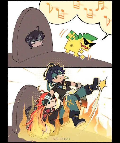 Kinich and Ajaw meme Genshin Impact | HoYoLAB