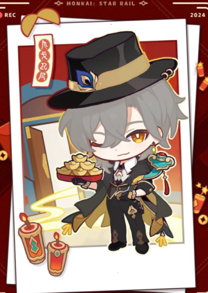 I redesigned gambler with Raccoons colors for the fun of it Honkai ...