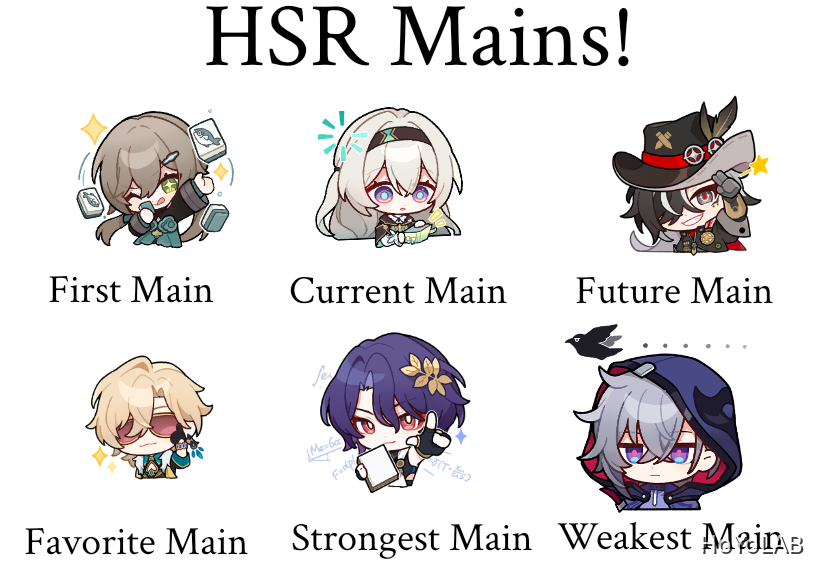 My HSR mains Honkai: Star Rail | HoYoLAB