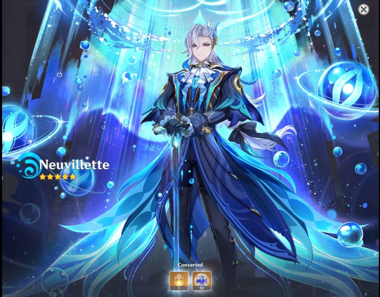 I GOT C1 NEUVILLETTE JUST ONE PULL Genshin Impact | HoYoLAB