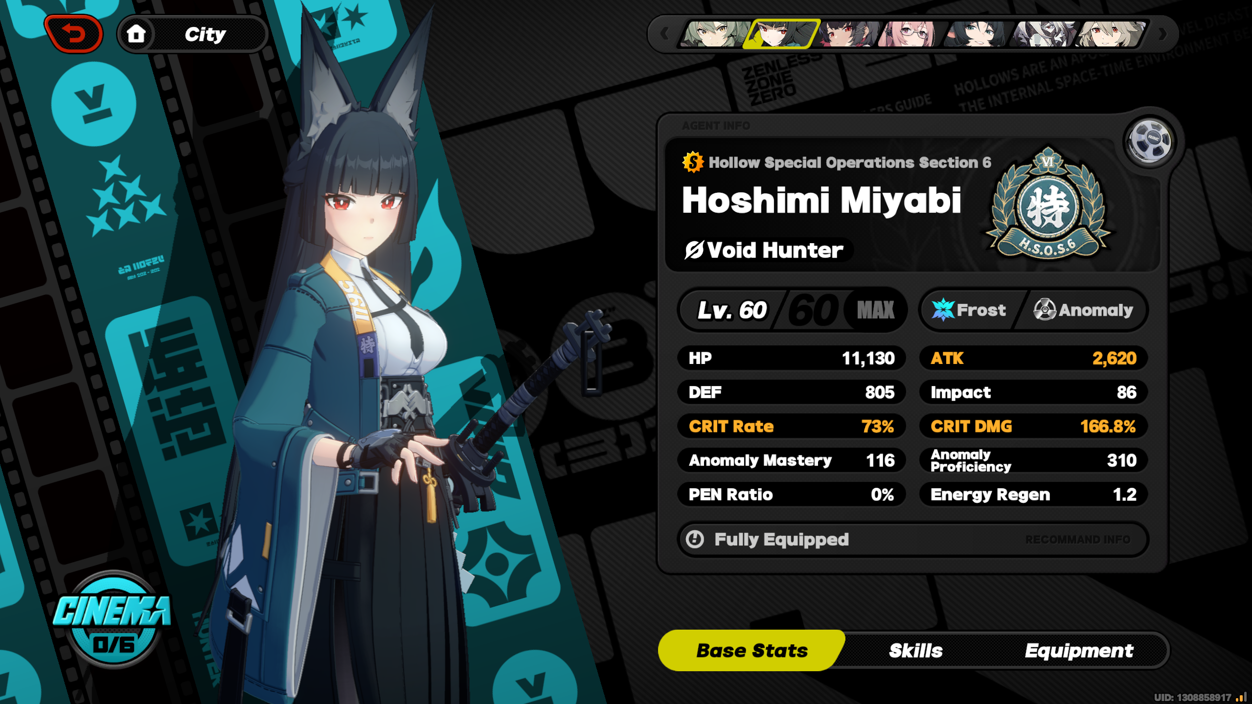 What do you guys think about my Miyabi build? Zenless Zone Zero | HoYoLAB