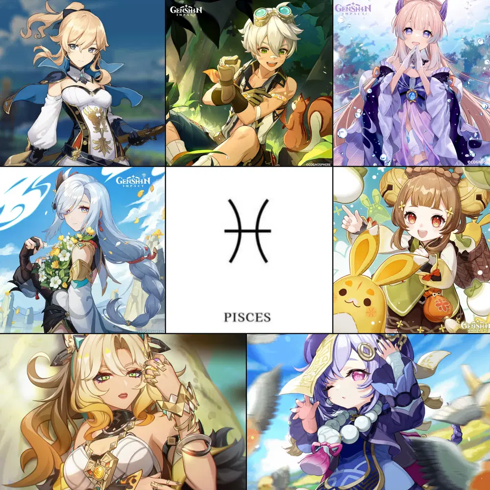 All genshin impact characters zodiac signs - Horoscopeaz.com