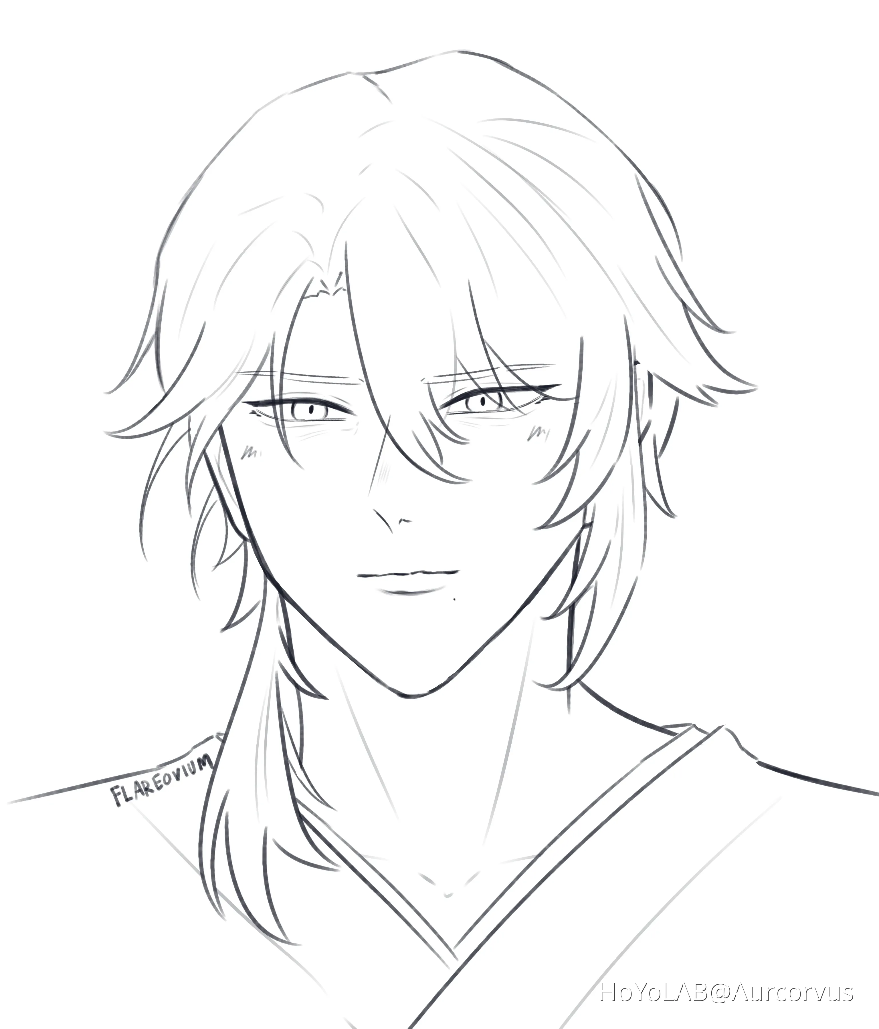 ayato sketch~ Genshin Impact | HoYoLAB