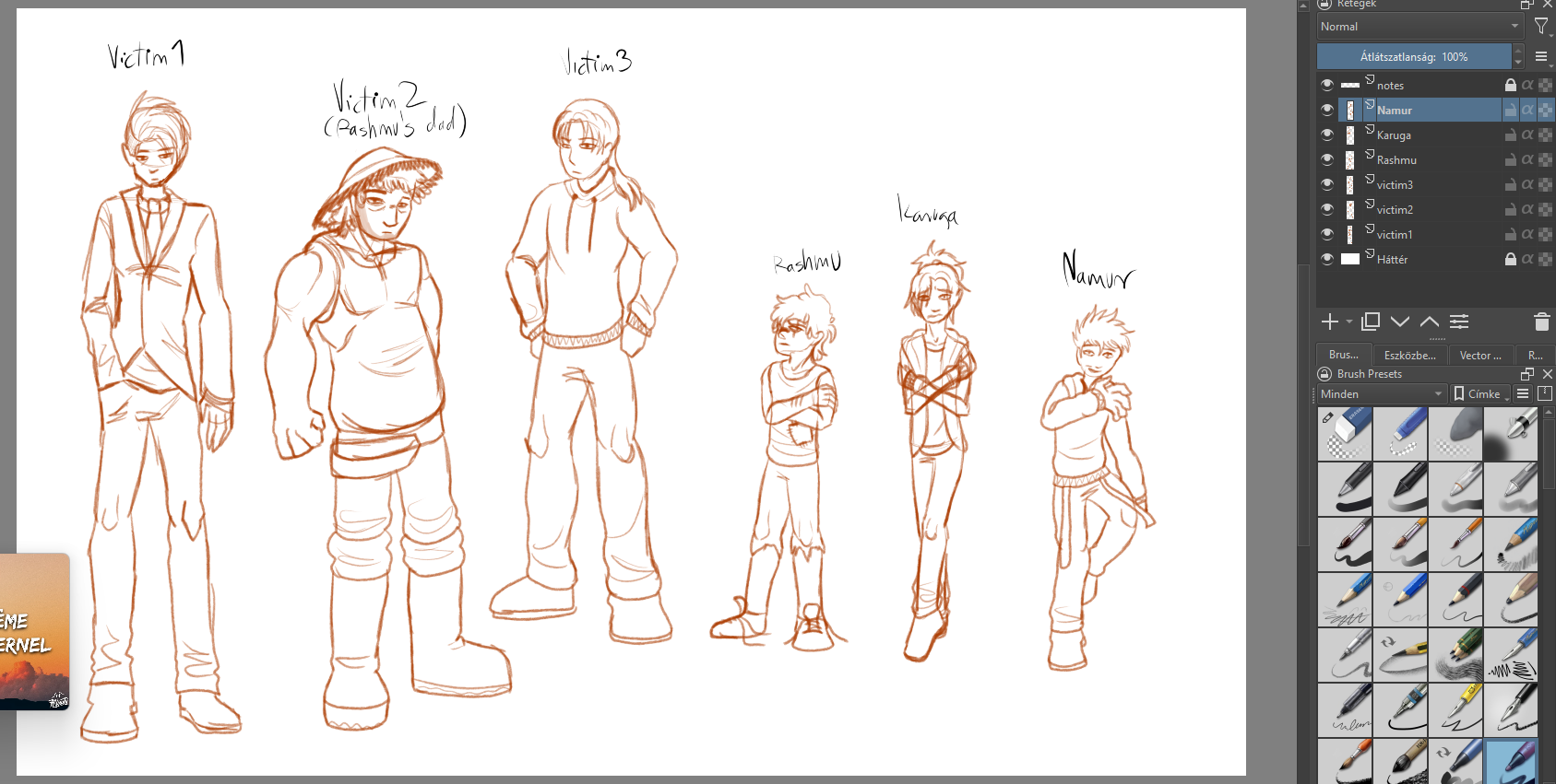 Character Designing GO BRRRRR (As Well As My Horrible Handwriting LOL ...