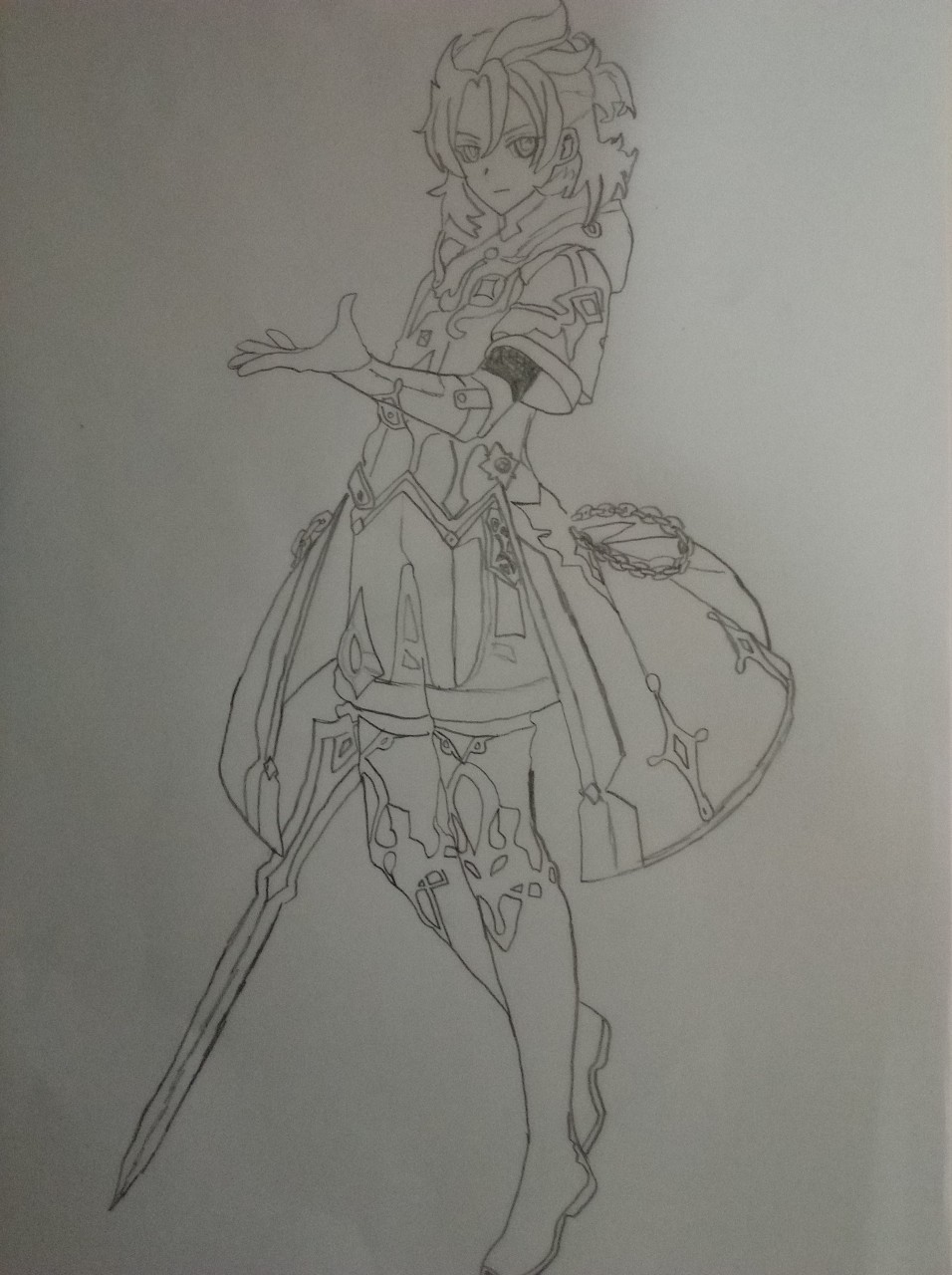 My albedo sketch Genshin Impact | HoYoLAB