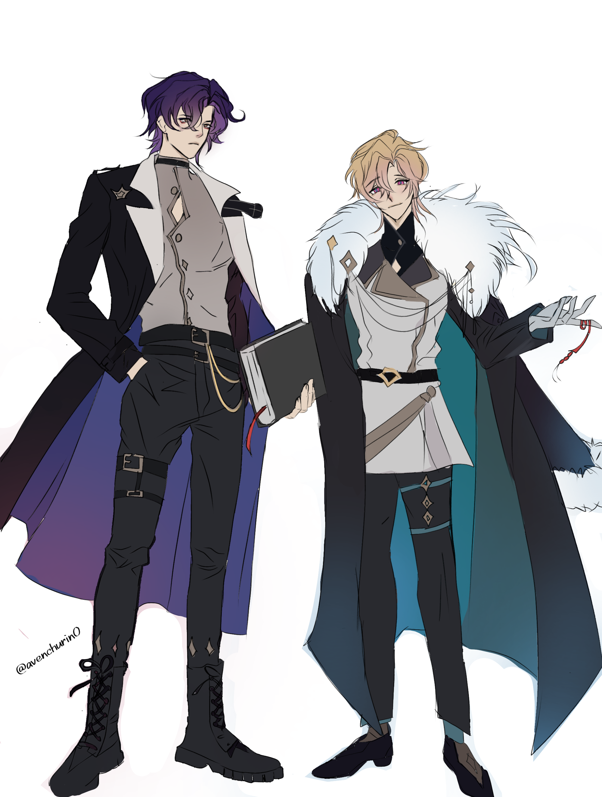 Ratio and Aventurine from HSR! :D Honkai: Star Rail | HoYoLAB