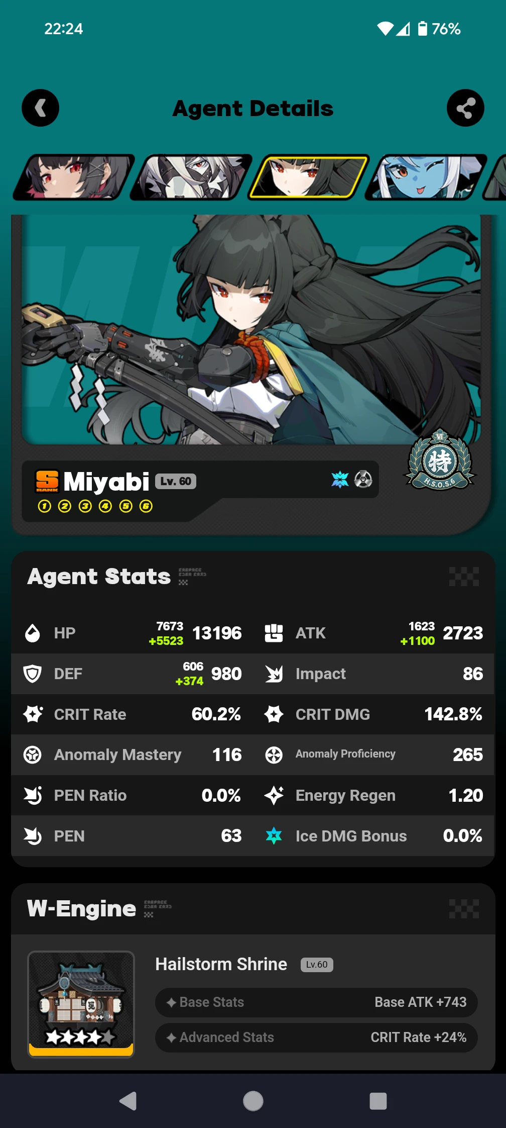 Rate my Miyabi build 💕 Zenless Zone Zero | HoYoLAB