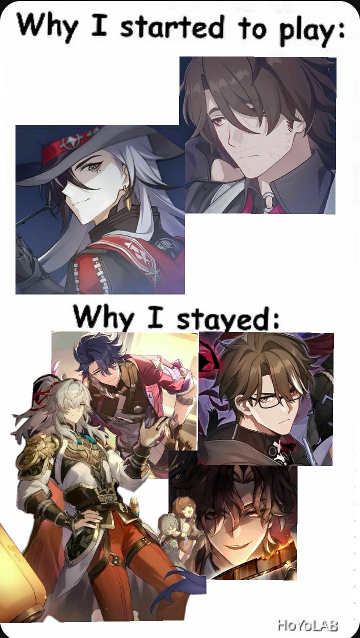 HSR why I stayed meme thingy whatever its called Honkai: Star Rail ...
