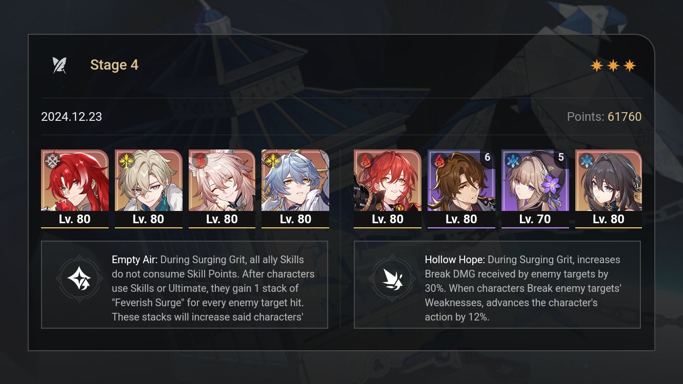 Argenti & Hemiko Teams Honkai: Star Rail | HoYoLAB