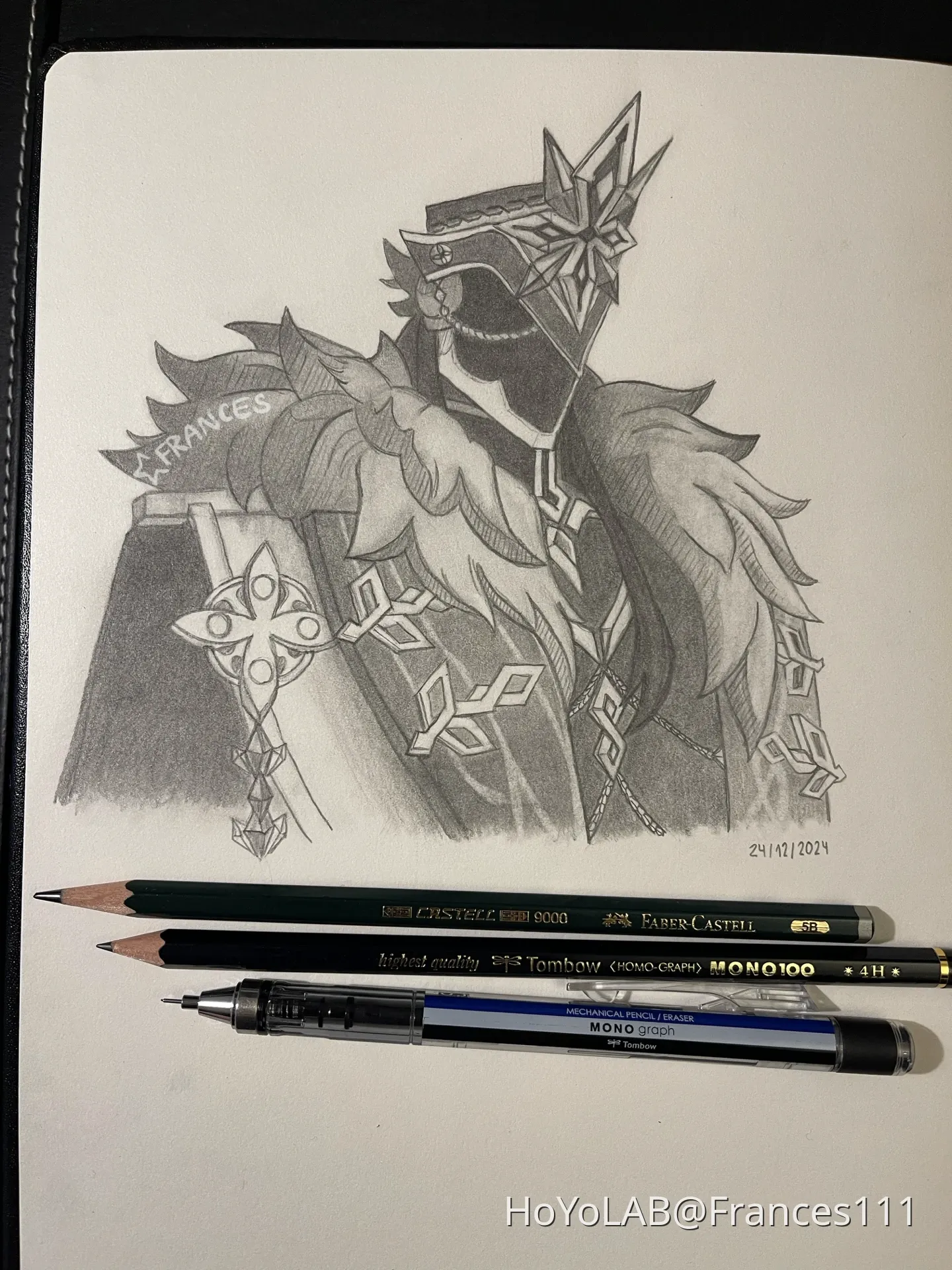 A special holiday artwork 🖤 Genshin Impact | HoYoLAB