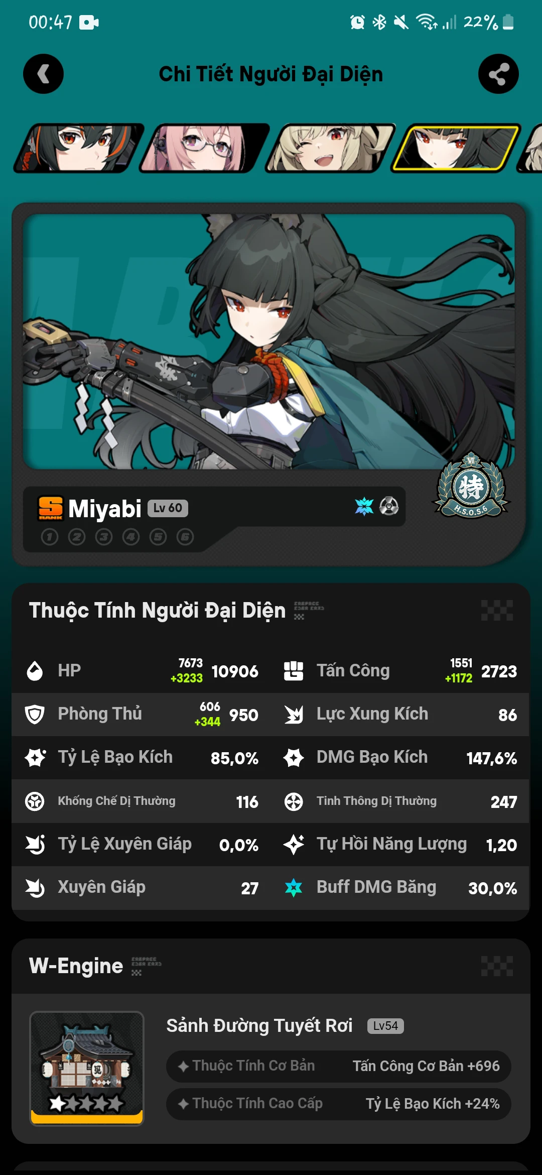 Sao 3 ngày build Miyabi của tôi.... | HoYoLAB