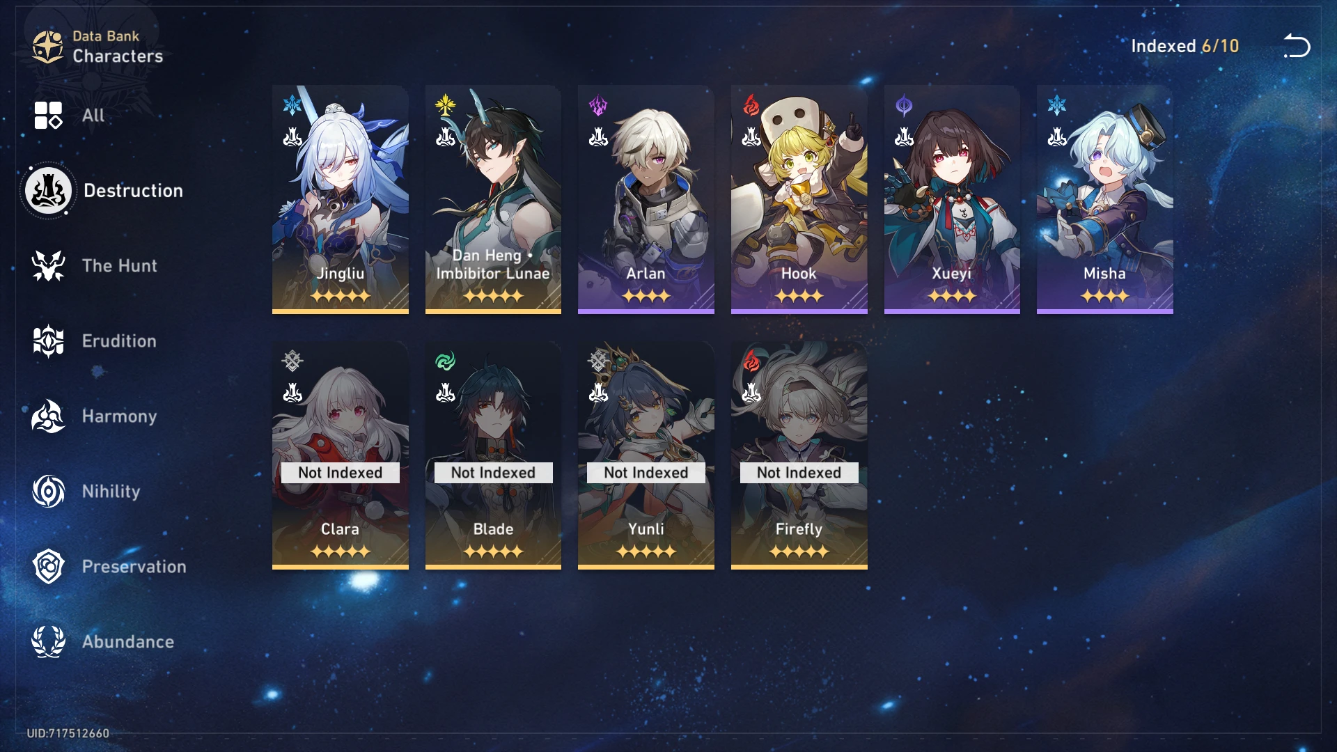 Guess my favorite path by characters I own Honkai: Star Rail | HoYoLAB