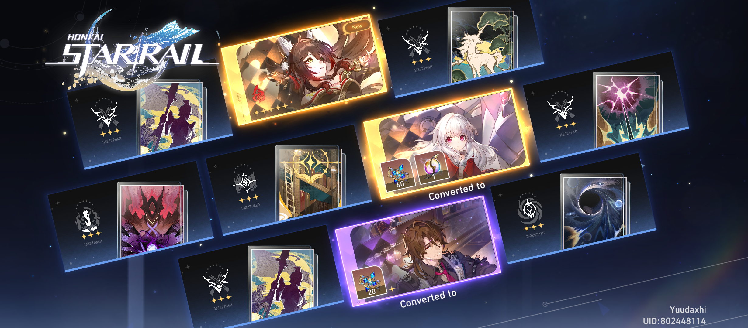 Just got Tingyun and my beloved Clara in 10 pulls ️ ️ ️ ️ Honkai: Star ...