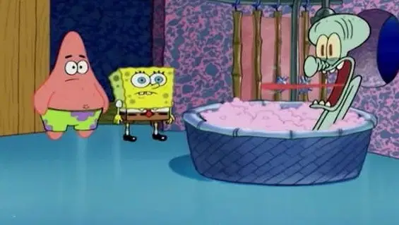 spongebob's bathroom