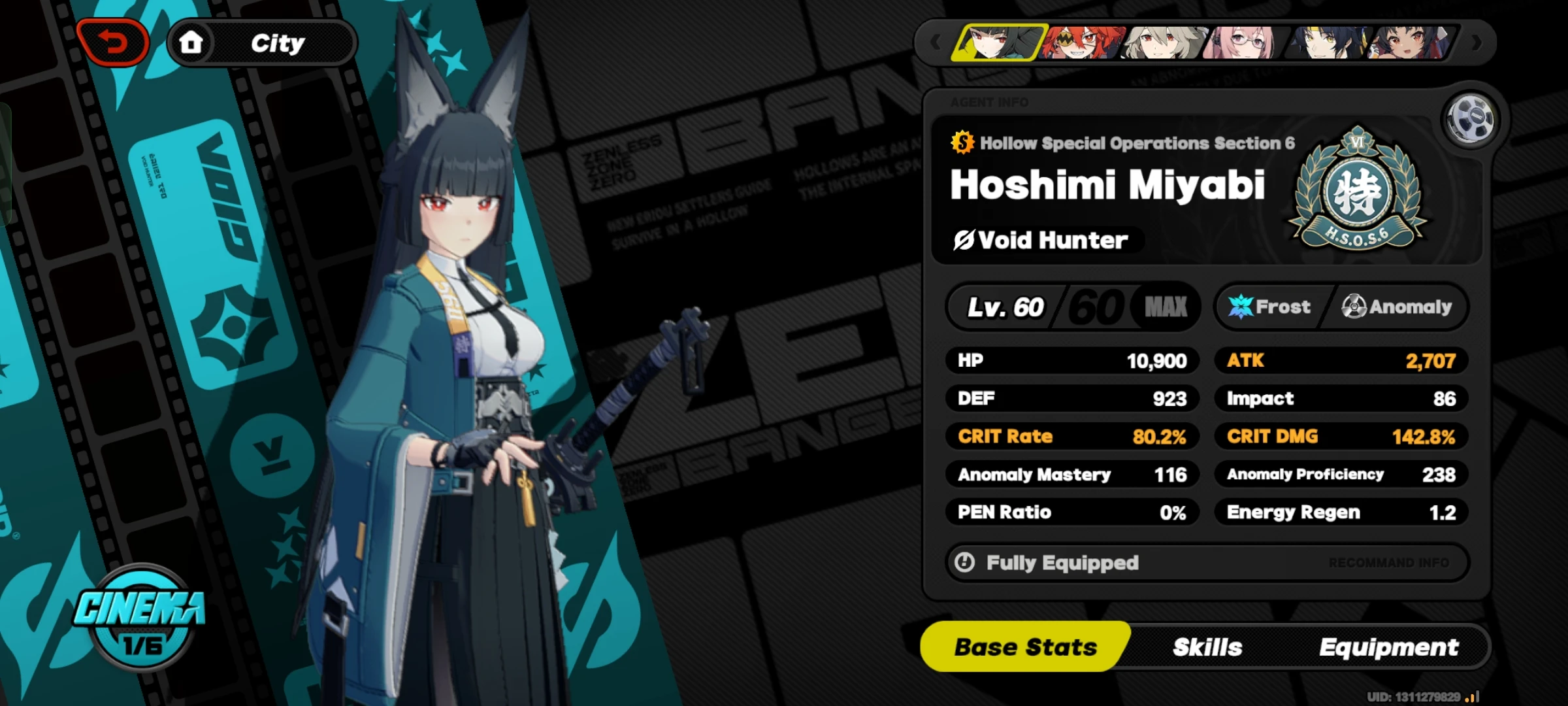 My Miyabi Build done? Zenless Zone Zero | HoYoLAB