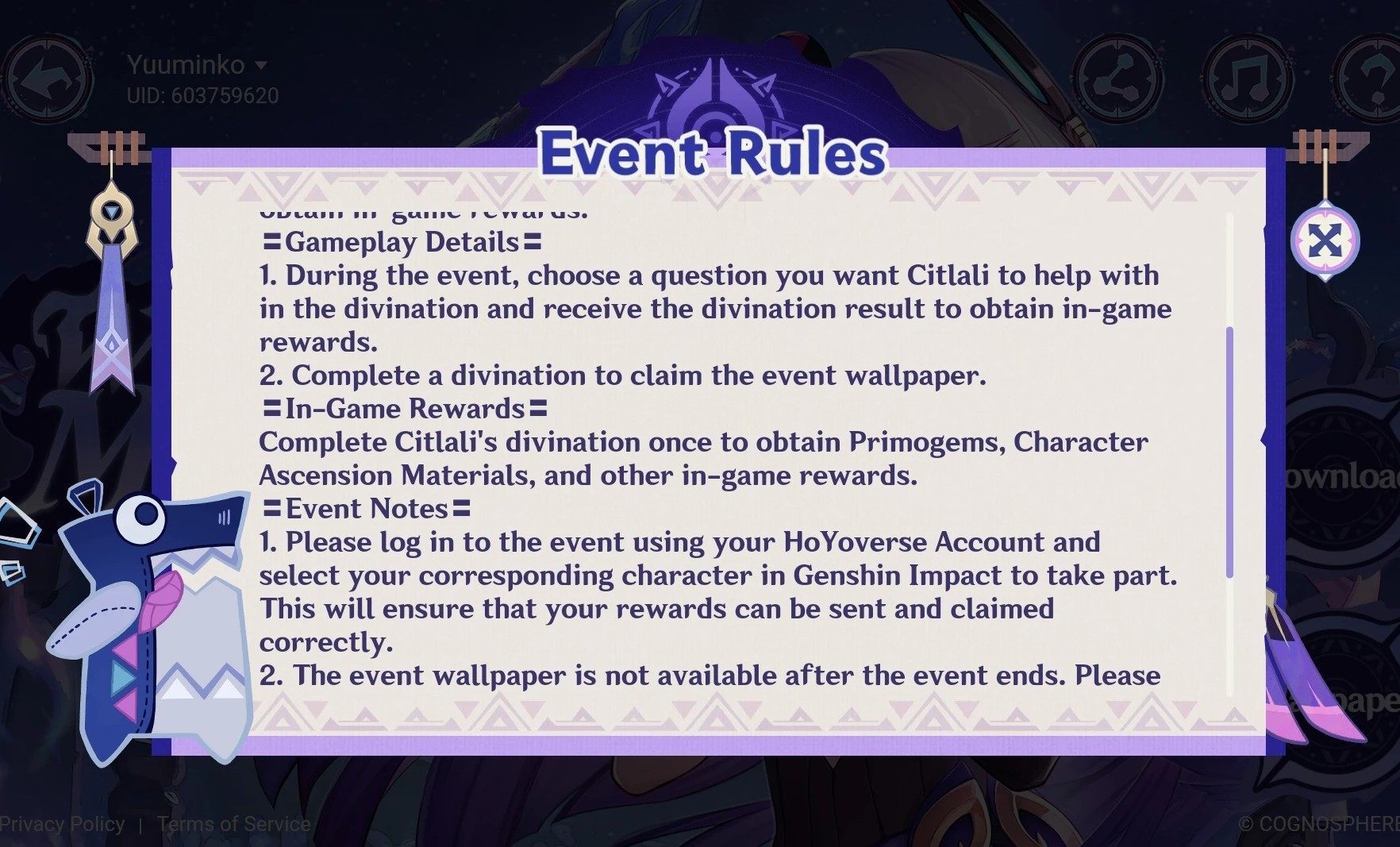 Citlali webevent and teaser! Genshin Impact | HoYoLAB