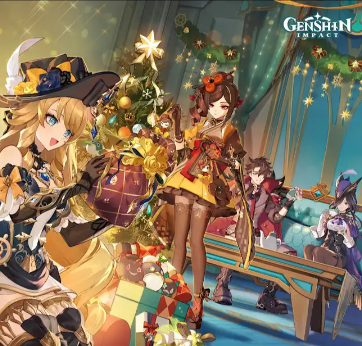 Merry Christmas*̣̥☆·͙̥ ‧̩̥࿌ིྀ྇˟͙☃️˟͙࿌ིྀ྇‧̩̥ ·͙̥̣☆*̣̥ Genshin Impact ...